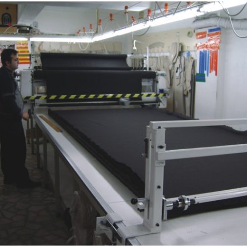 Semi-Automatic Fabric Spreading Machine with Roller | Yücel Makine